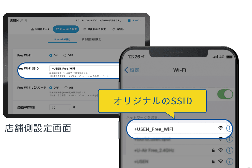 機能 | 店舗・来店客向けWi-Fi - USEN AIR UNLIMITED